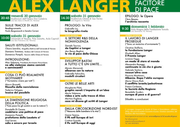 Da venerdì 30.01 a domenica 01.02.2026 - Verona - Convegno itinerante ...